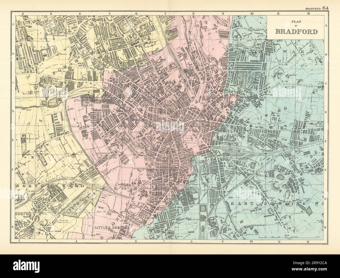 Bradford stadtplan -Fotos und -Bildmaterial in hoher Auflösung – Alamy