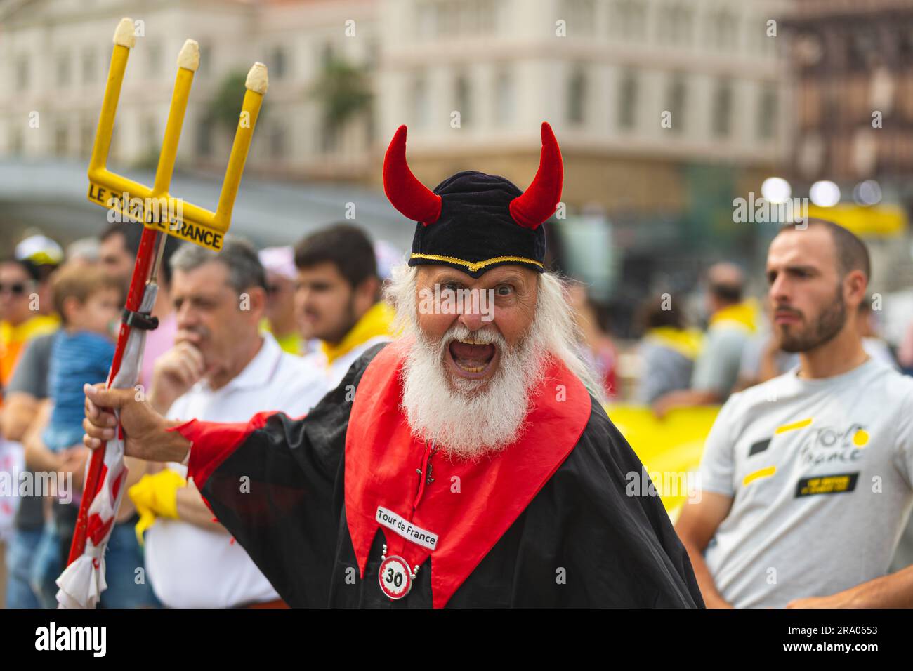 Bilbao, Baskenland, Frankreich, 29. Juni 2023, die Tour de France-Team ...