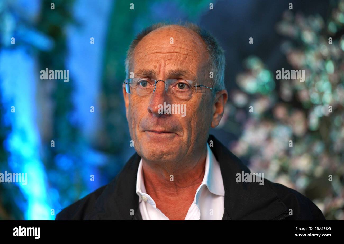 Andy Mitchell, CEO von Tideway, bei der Enthüllung des unterirdischen ...