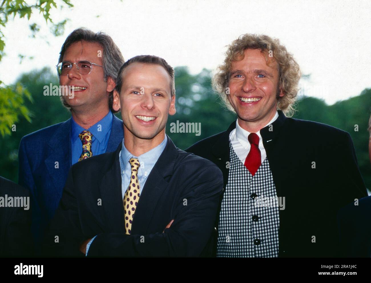 Fred Kogel, Programmführer beim Fernsehsender Sat1, holt die Star ...