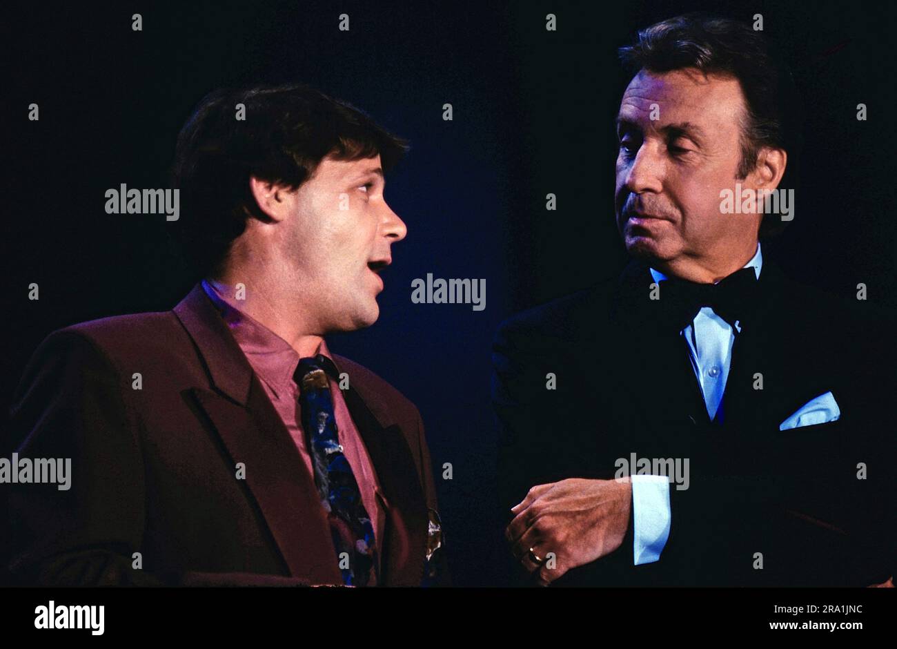 Peter Alexander Show, ZDF, 1990, Gast: Schauspieler Walter Plathe, hier ...