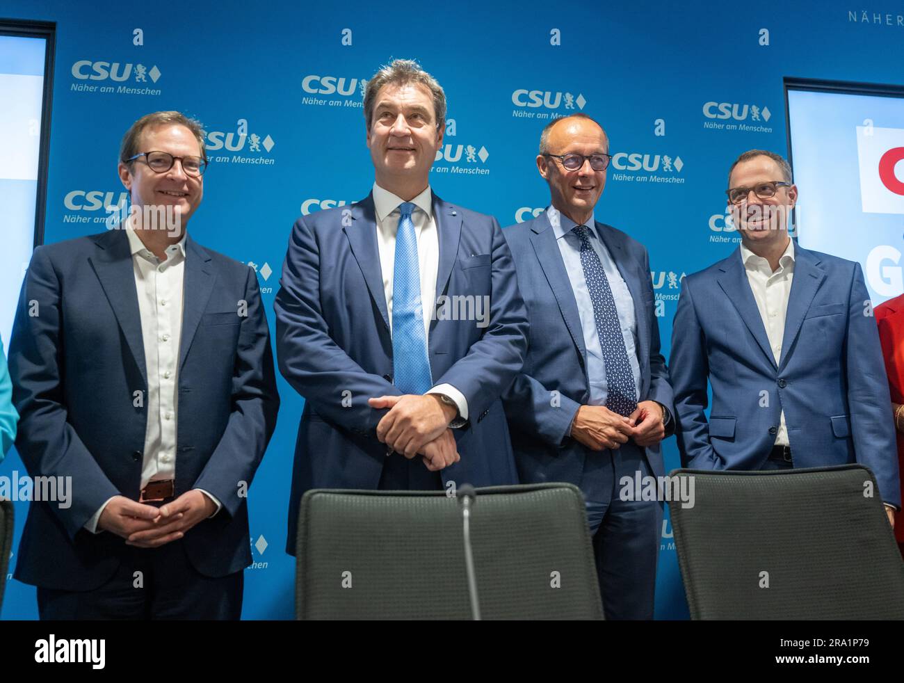München, Deutschland. 30. Juni 2023. Martin Huber (l-r ...
