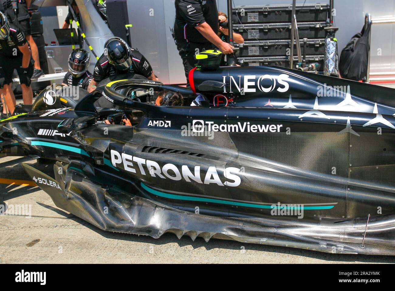 Red Bull Ring Circuit, Spielberg, Österreich, 30. Juni 2023, Mercedes ...