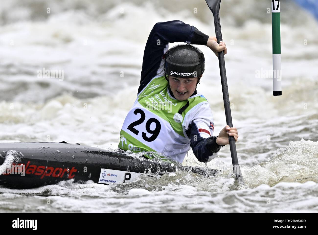 Krakau. Polen. 01. Juli 2023 Kanu Slalom. Europäische Spiele 2023 ...