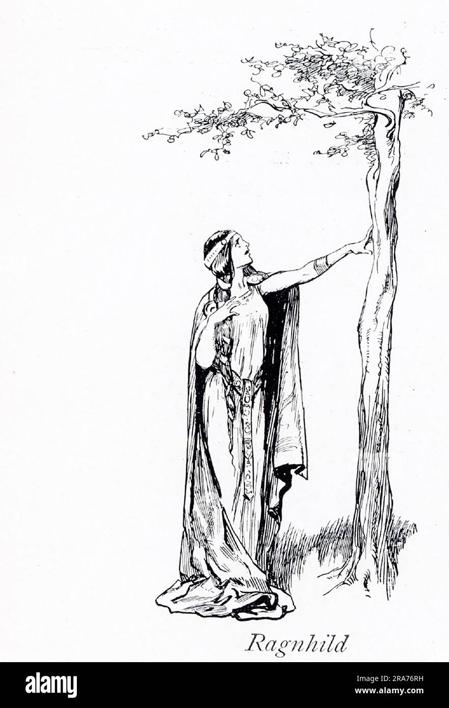 Die Überschrift Anfang 1900er lautet: "Ragnhild." Laut Ragnarssona ...