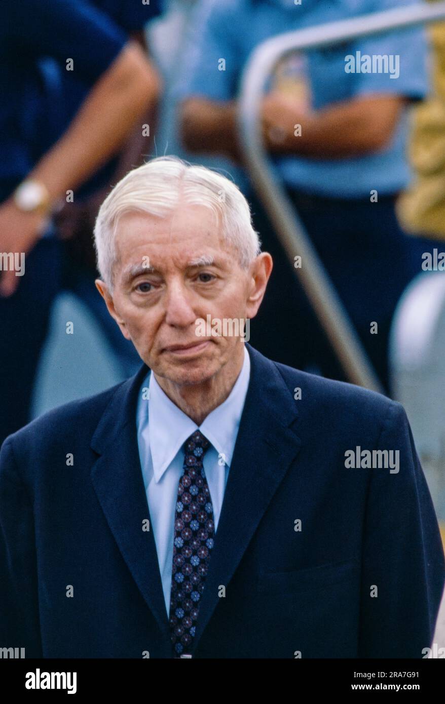 Präsident Jimmy Carter von den USA Navy Admiral Hyman Rickover - der ...