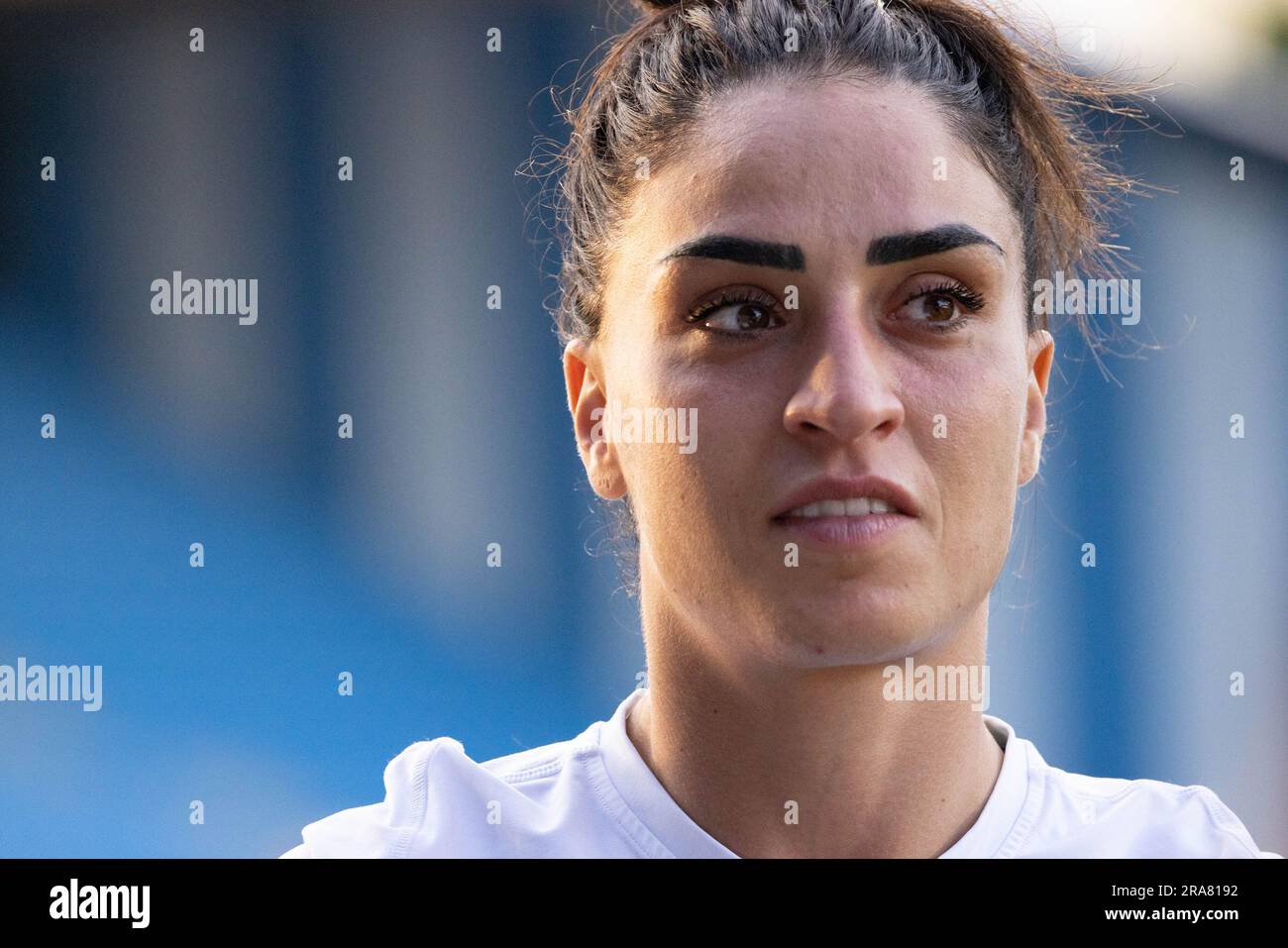 Martina Piemonte von Italien ist nach dem Freundschaftsspiel der Women ...