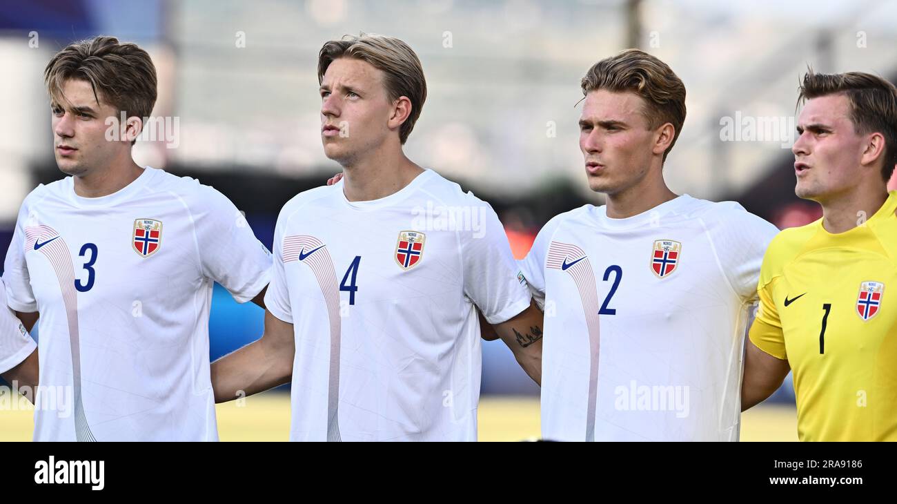 CLUJ-NAPOCA, RUMÄNIEN - JUNI 22: Henrik Heggheim, Jesper Daland ...