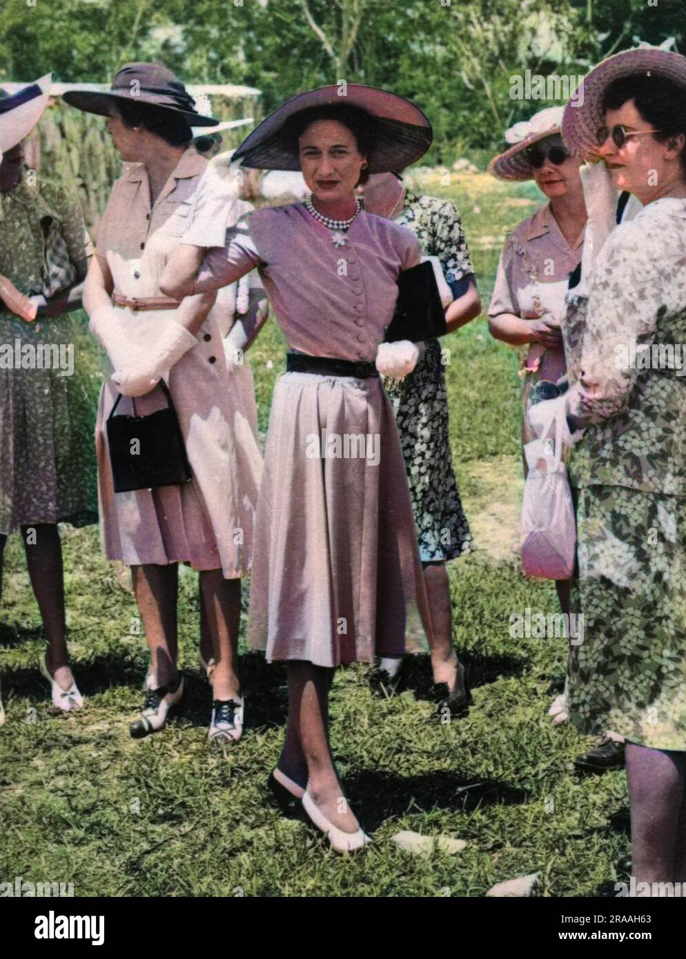 Die Herzogin von Windsor (Wallis Simpson) auf den Bahamas in c. 1940 ...