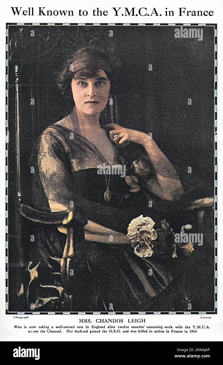 Frau Chandos Leigh (d.1966), vormals Miss Winifred Madeline Jeffrys ...