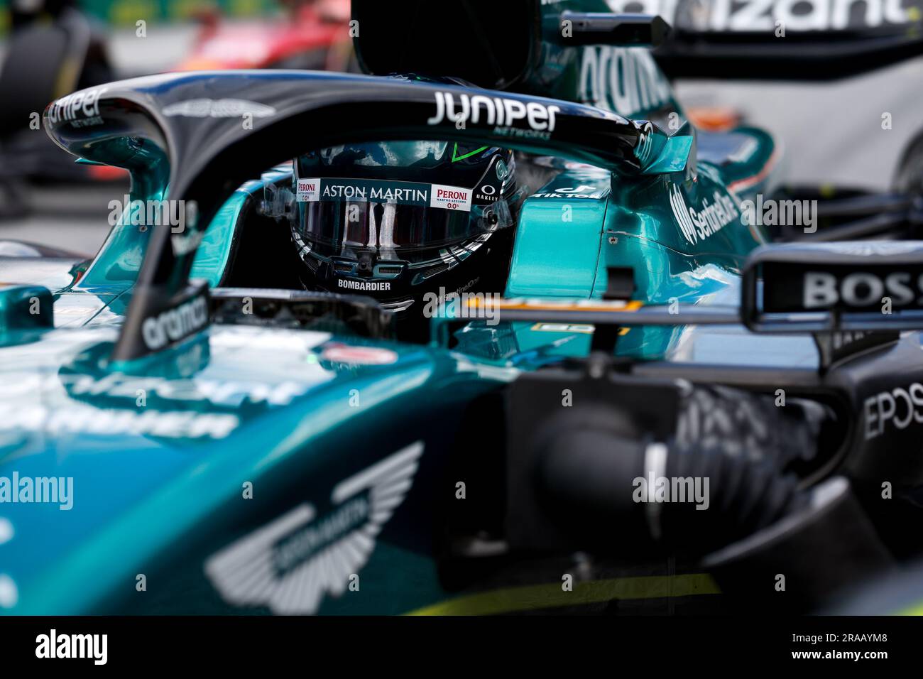 18 WALK Lance (Can), Aston Martin F1 Team AMR23, Action während der ...