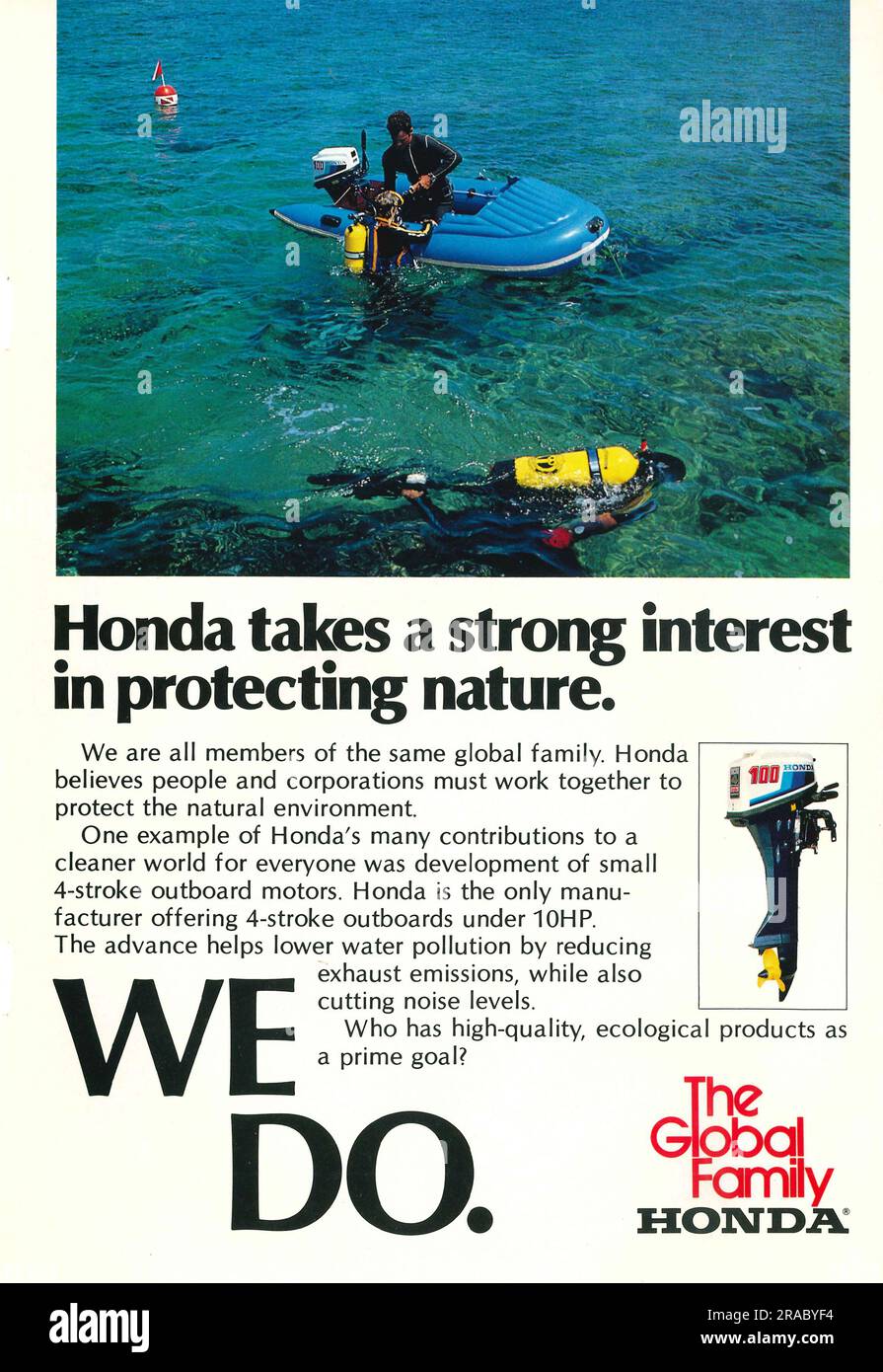 Honda slogan -Fotos und -Bildmaterial in hoher Auflösung – Alamy