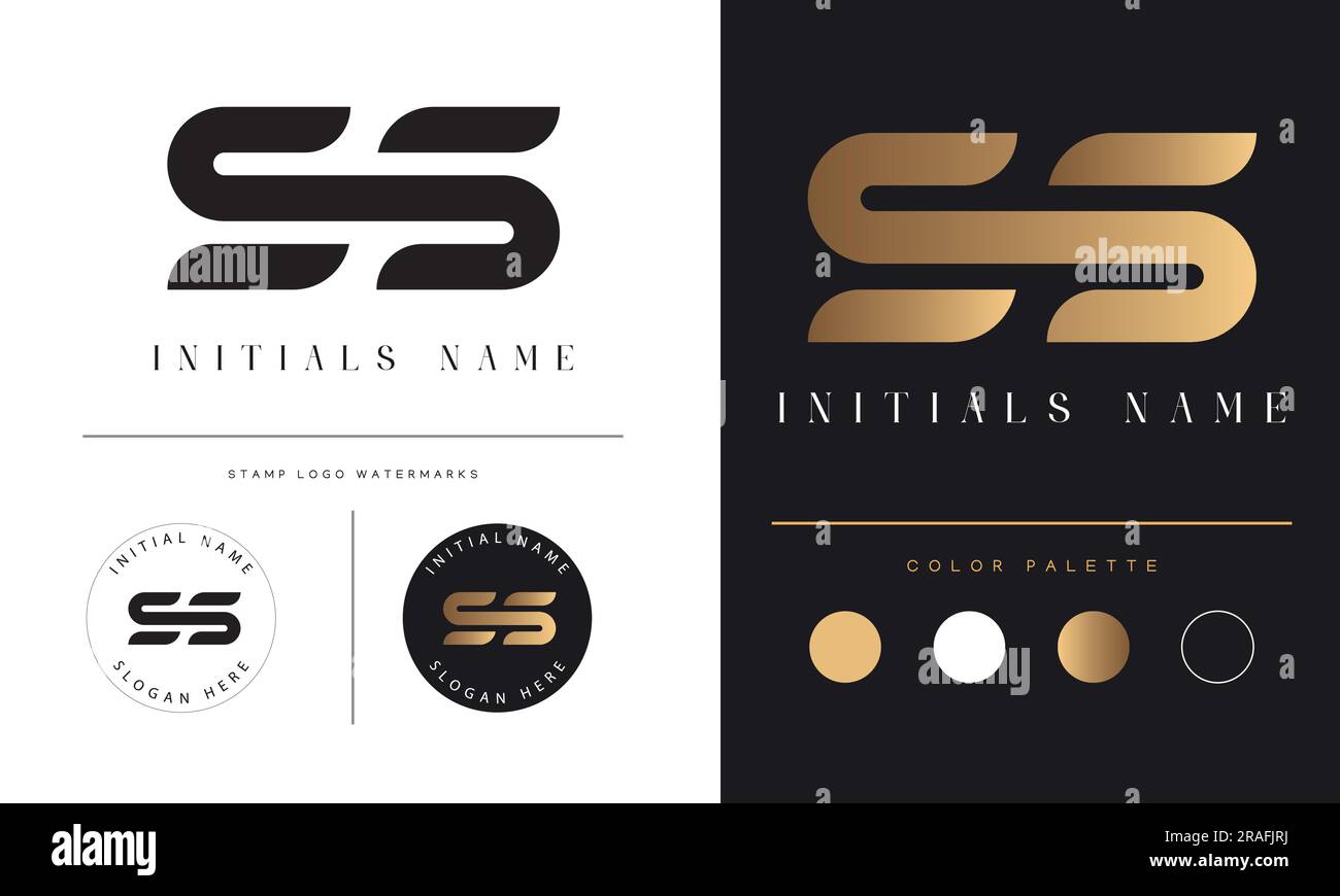Ss inicial Stock-Vektorgrafiken kaufen - Alamy