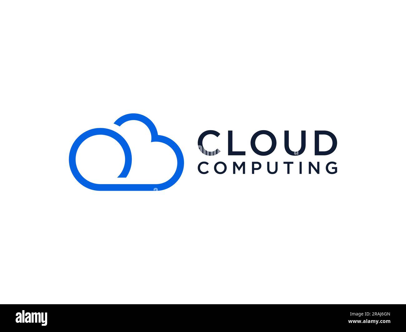 Cloud computing logo Stock-Vektorgrafiken kaufen - Alamy