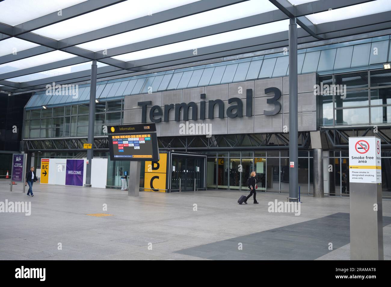 Terminal 3 Heathrow Airport London England UK Stockfotografie - Alamy