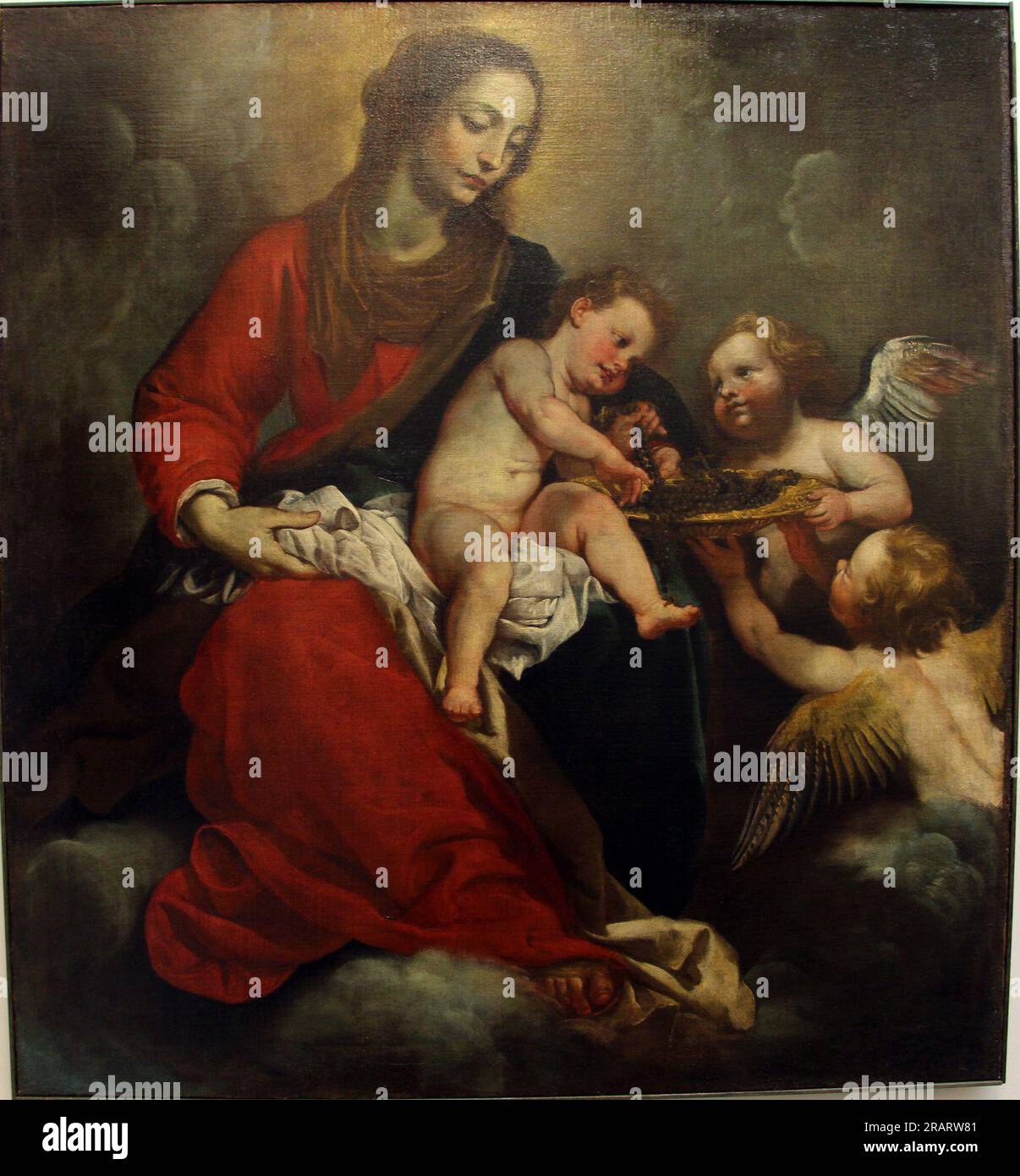 Madonna col bambino e due angeli -Fotos und -Bildmaterial in hoher Auflösung – Alamy