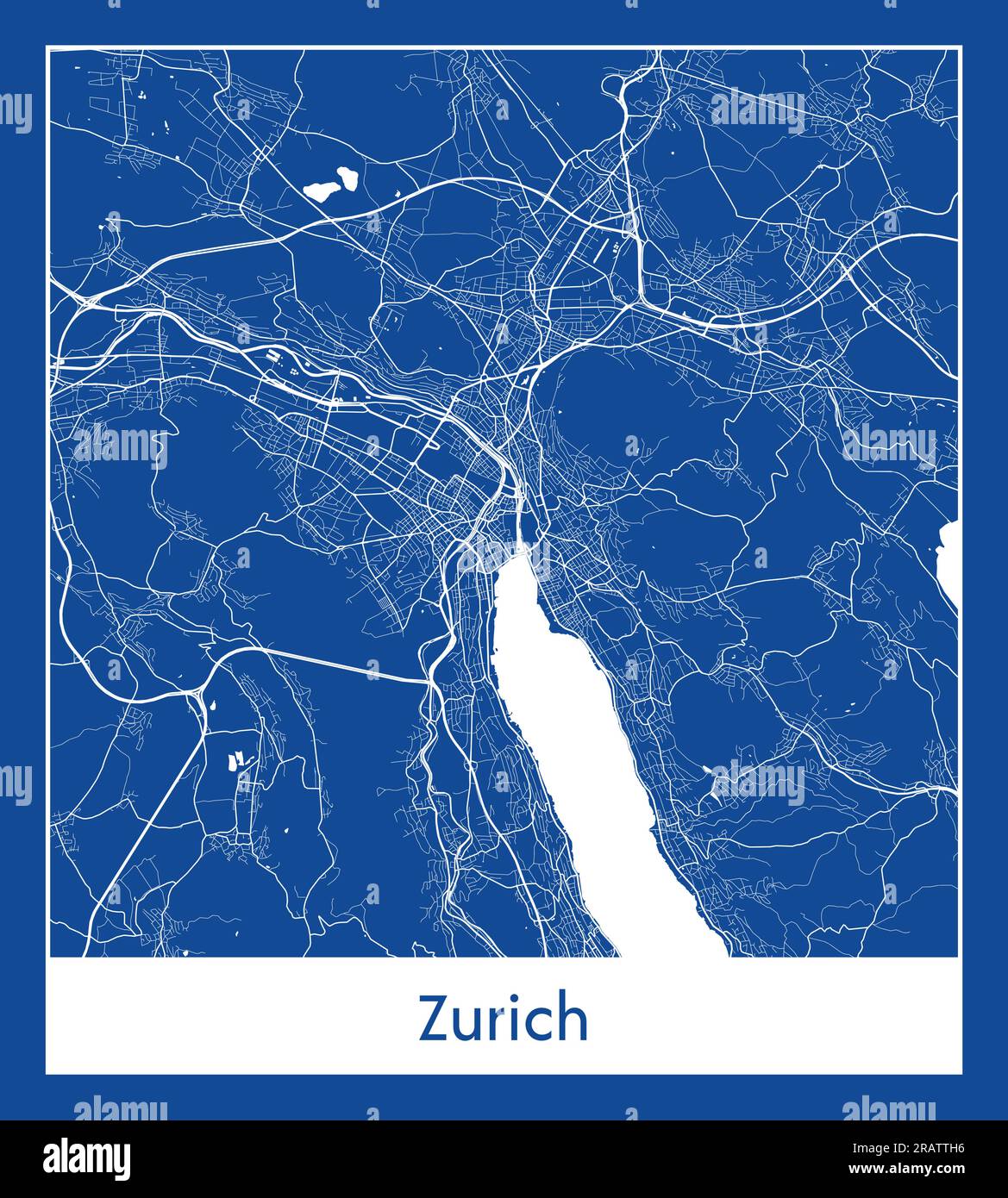 Zurich stadtplan Stock-Vektorgrafiken kaufen - Alamy