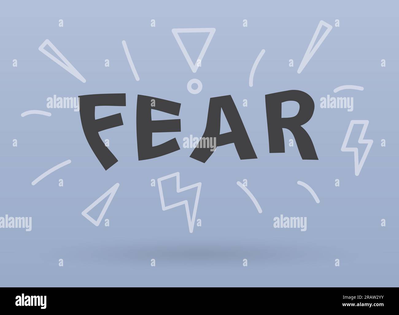 Konzeptangst Stock-Vektorgrafiken kaufen - Alamy