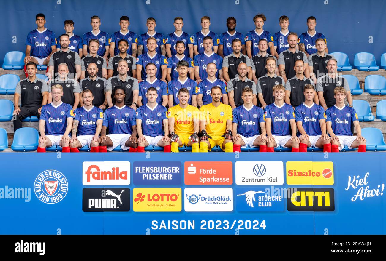 05. Juli 2023, Schleswig-Holstein, Kiel: Fußball 2. Bundesliga ...