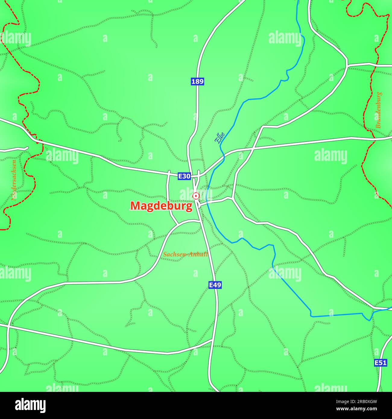 Mappa di magdeburgo -Fotos und -Bildmaterial in hoher Auflösung – Alamy