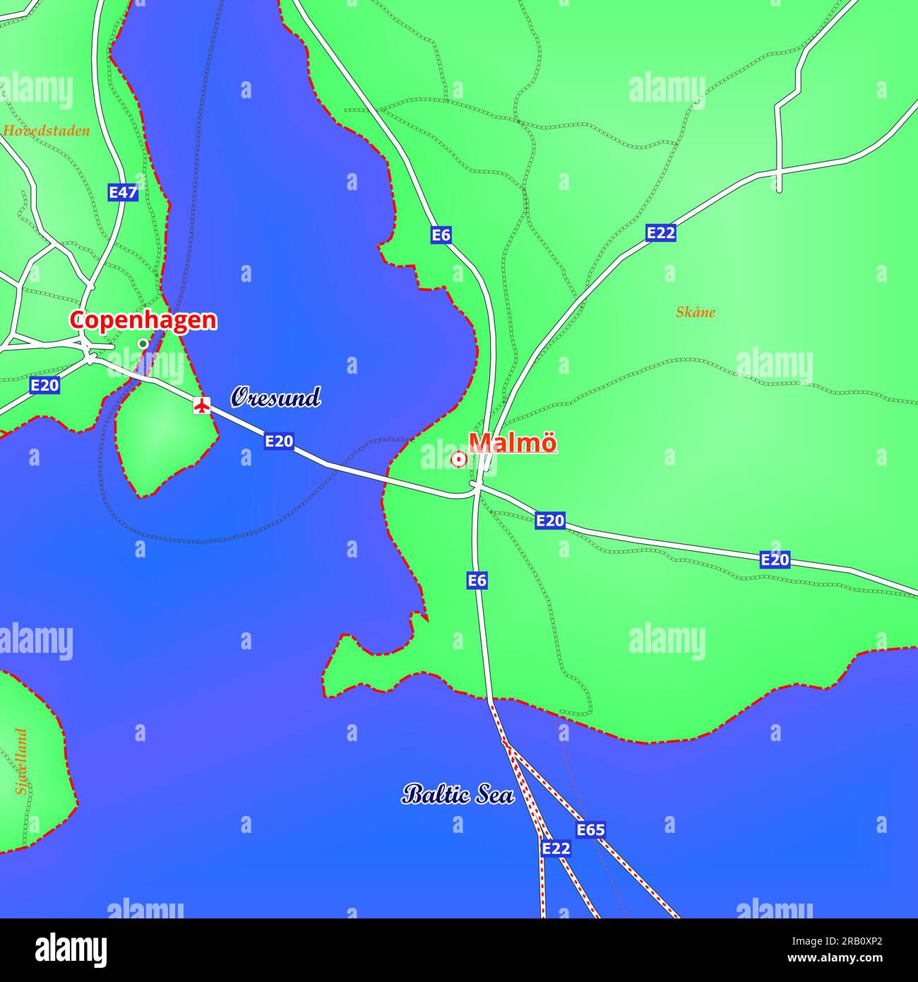 Mapa de malmo -Fotos und -Bildmaterial in hoher Auflösung – Alamy