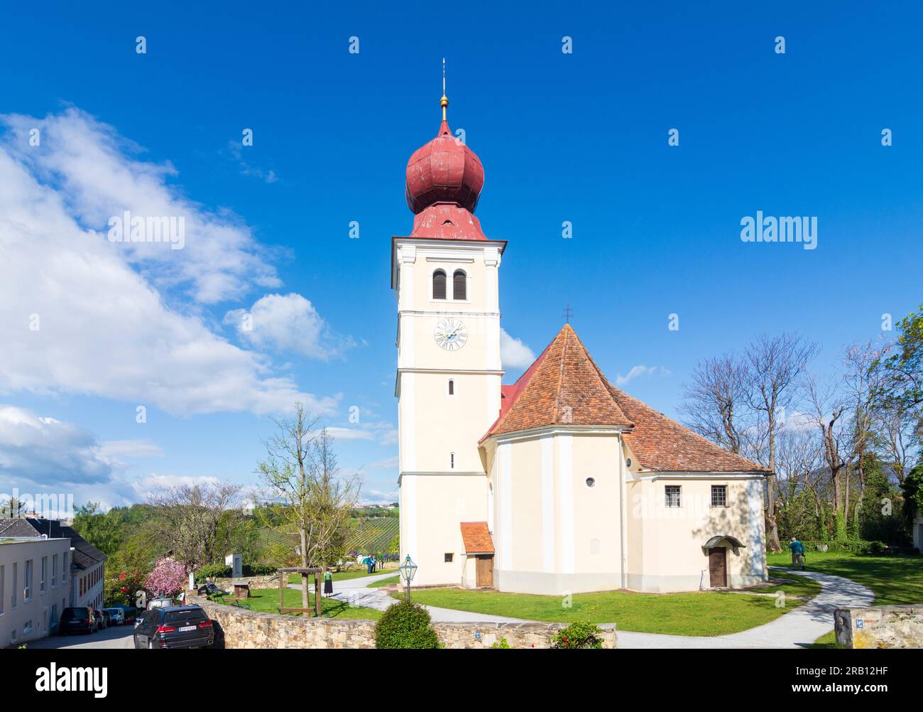 Puch bei Weiz, Kirche im Dorf Puch bei Weiz im Steirisches-Thermenland - Oststeiermark ...