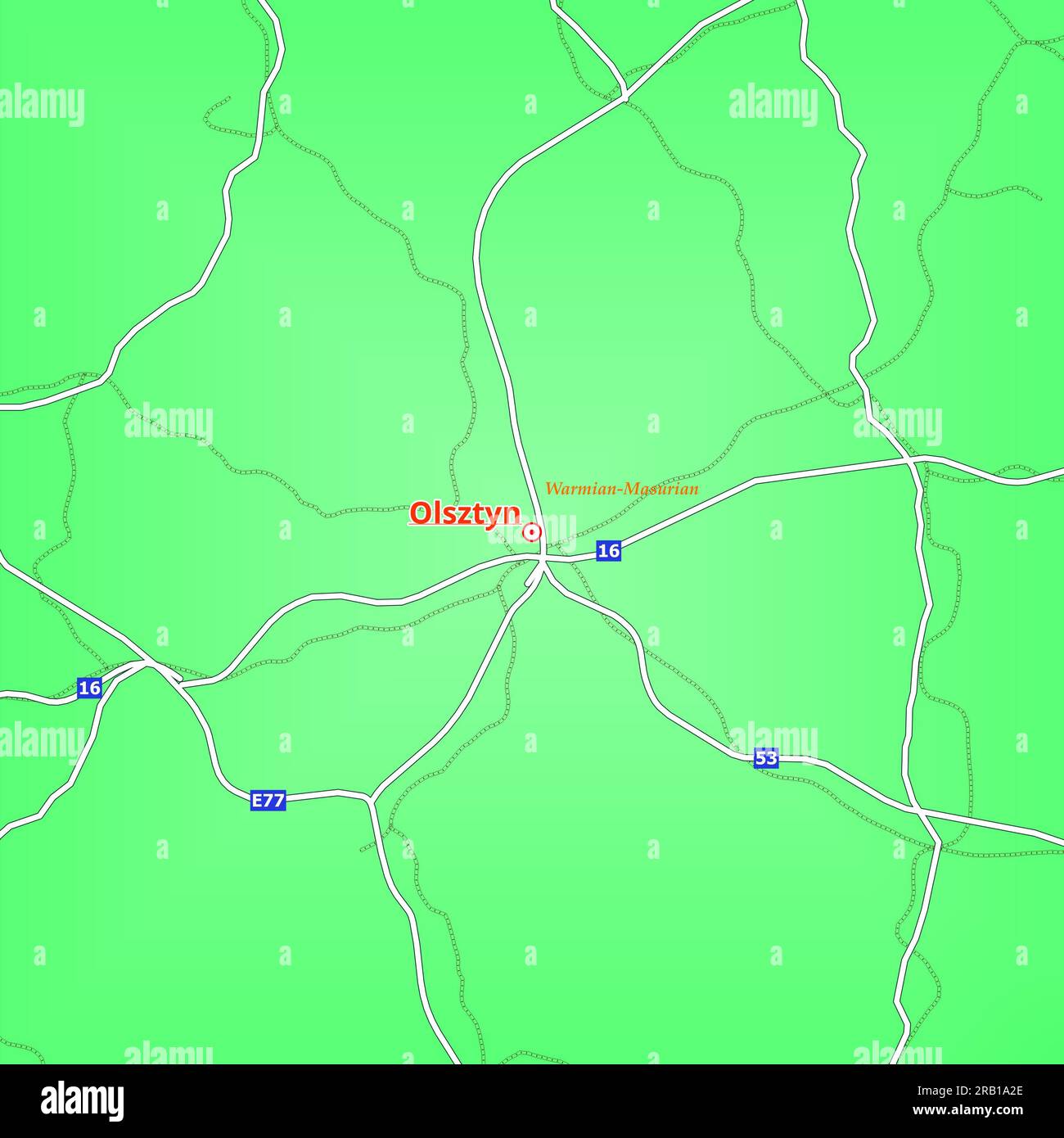 Karte von allenstein -Fotos und -Bildmaterial in hoher Auflösung – Alamy