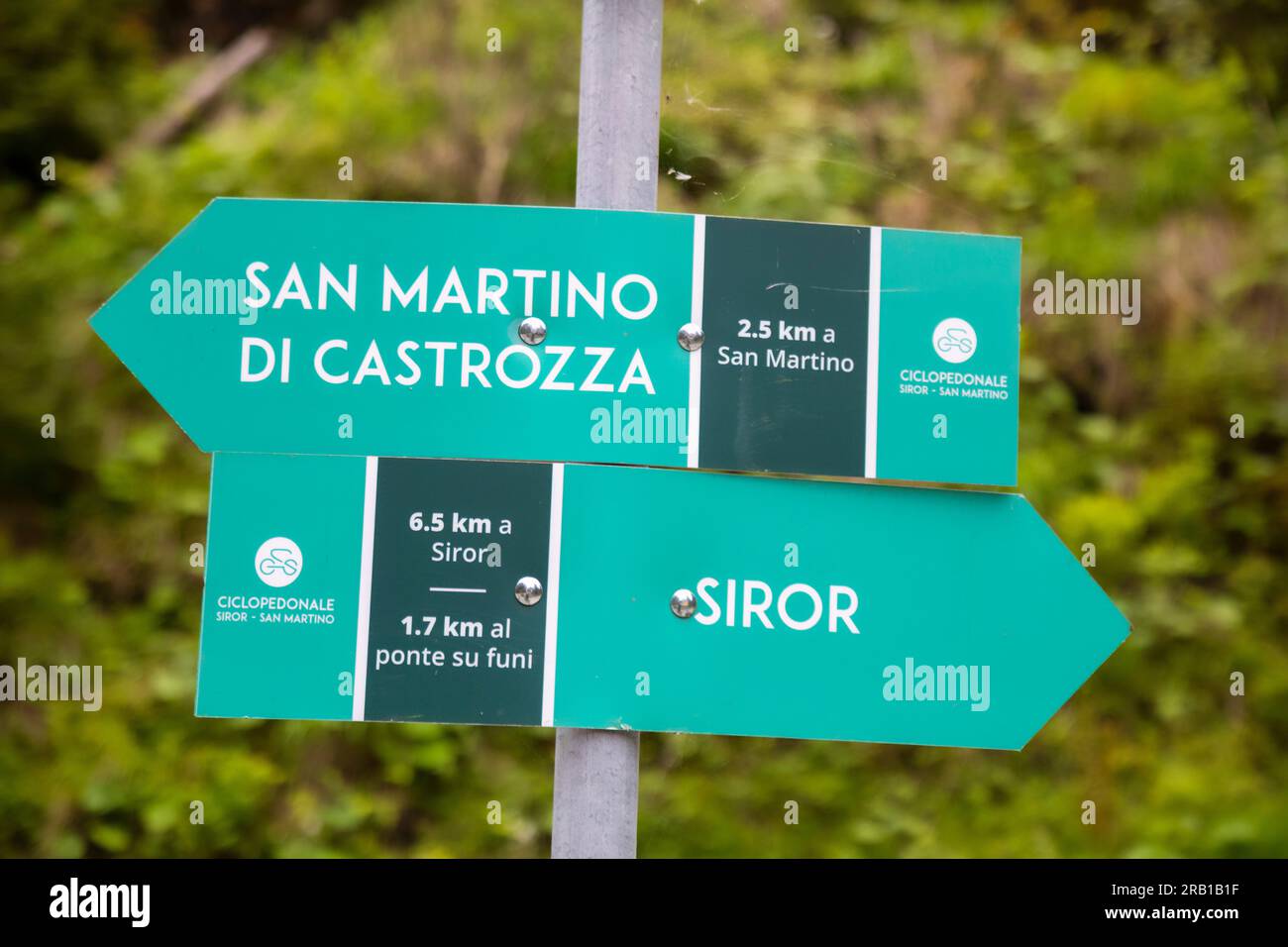 Radweg des primiero -Fotos und -Bildmaterial in hoher Auflösung – Alamy