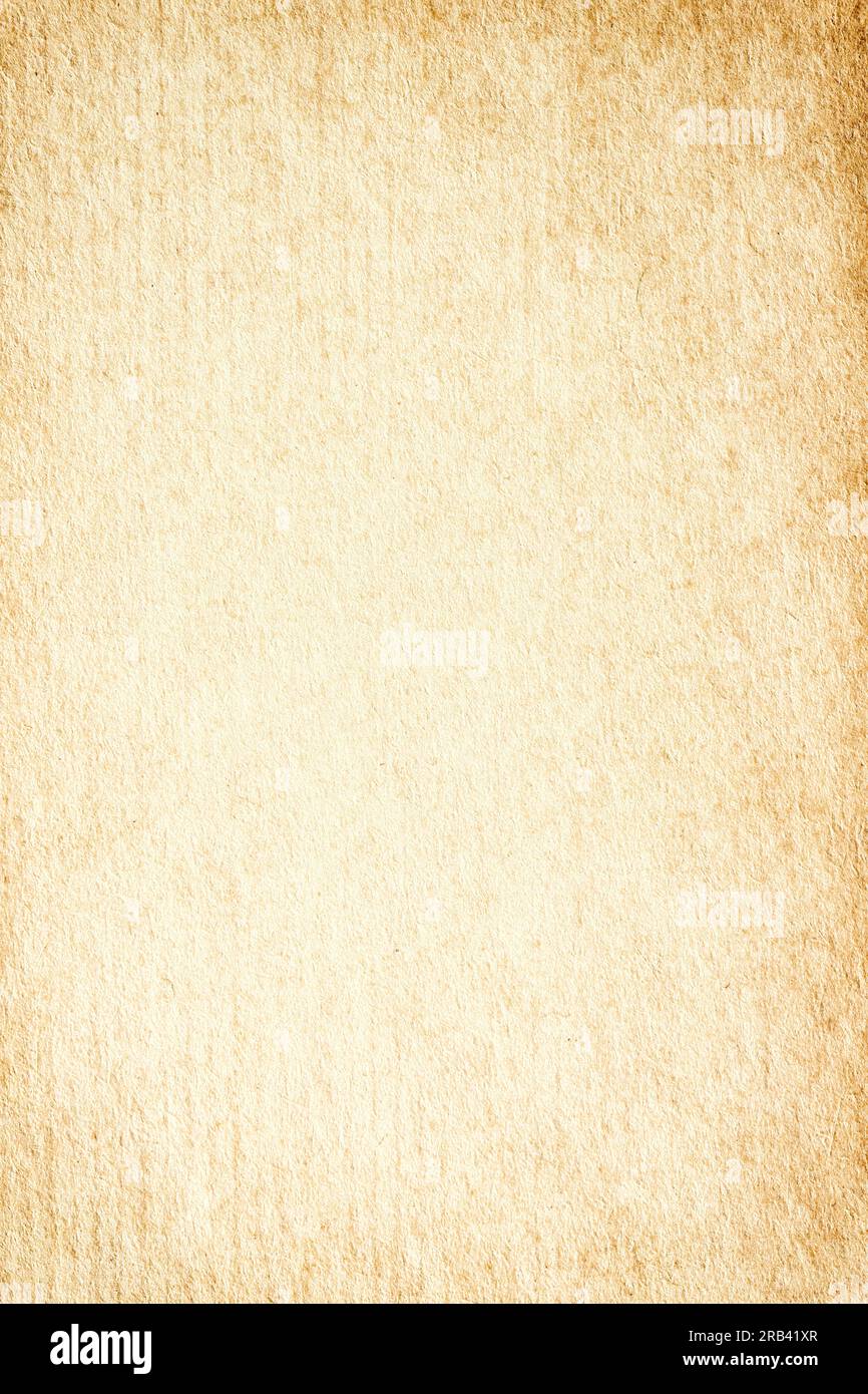 Antike Papierstruktur, mit zunehmendem Alter vergilbt. Altes Manuskript ...