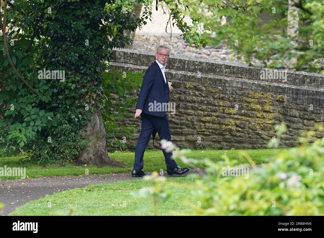 Staatssekretär für Nivellierung, Wohnungsbau und Gemeinden Michael Gove ...