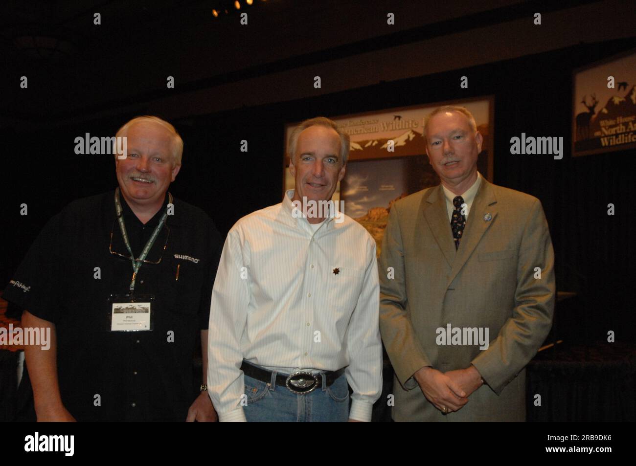 Secretary Dirk Kempthorne mit Teilnehmern und Teilnehmern an der White ...