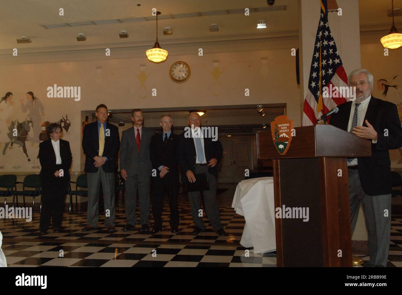 Veranstaltung zu Ehren des National Park Service (NPS) Randy Jones ...