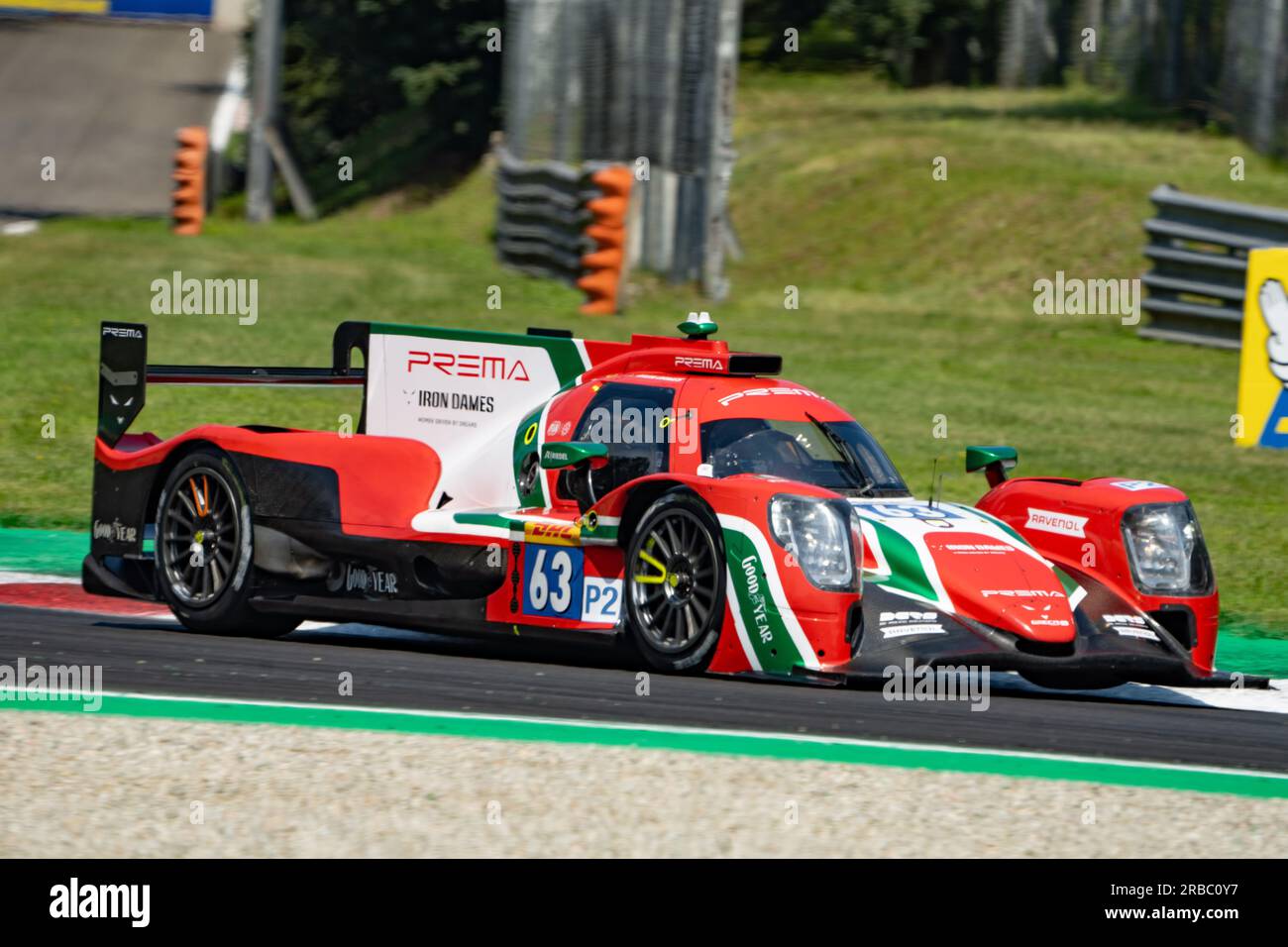 Monza, Italien. 08. Juli 2023. 63 PREMA RACING ITA Oreca 07 - Gibson Doriane Pin (FRA) Mathias ...