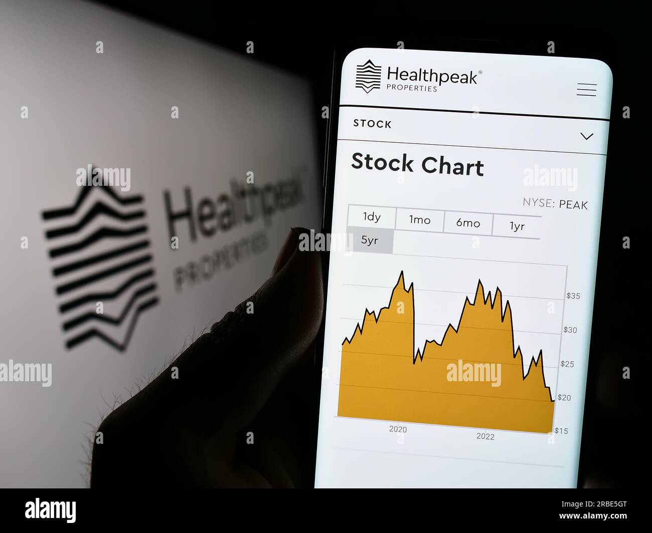 Logo von healthpeak properties -Fotos und -Bildmaterial in hoher ...