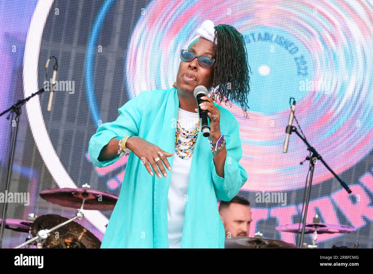 Die in Großbritannien geborene Janet Kay Bogle, professionell als Janet ...