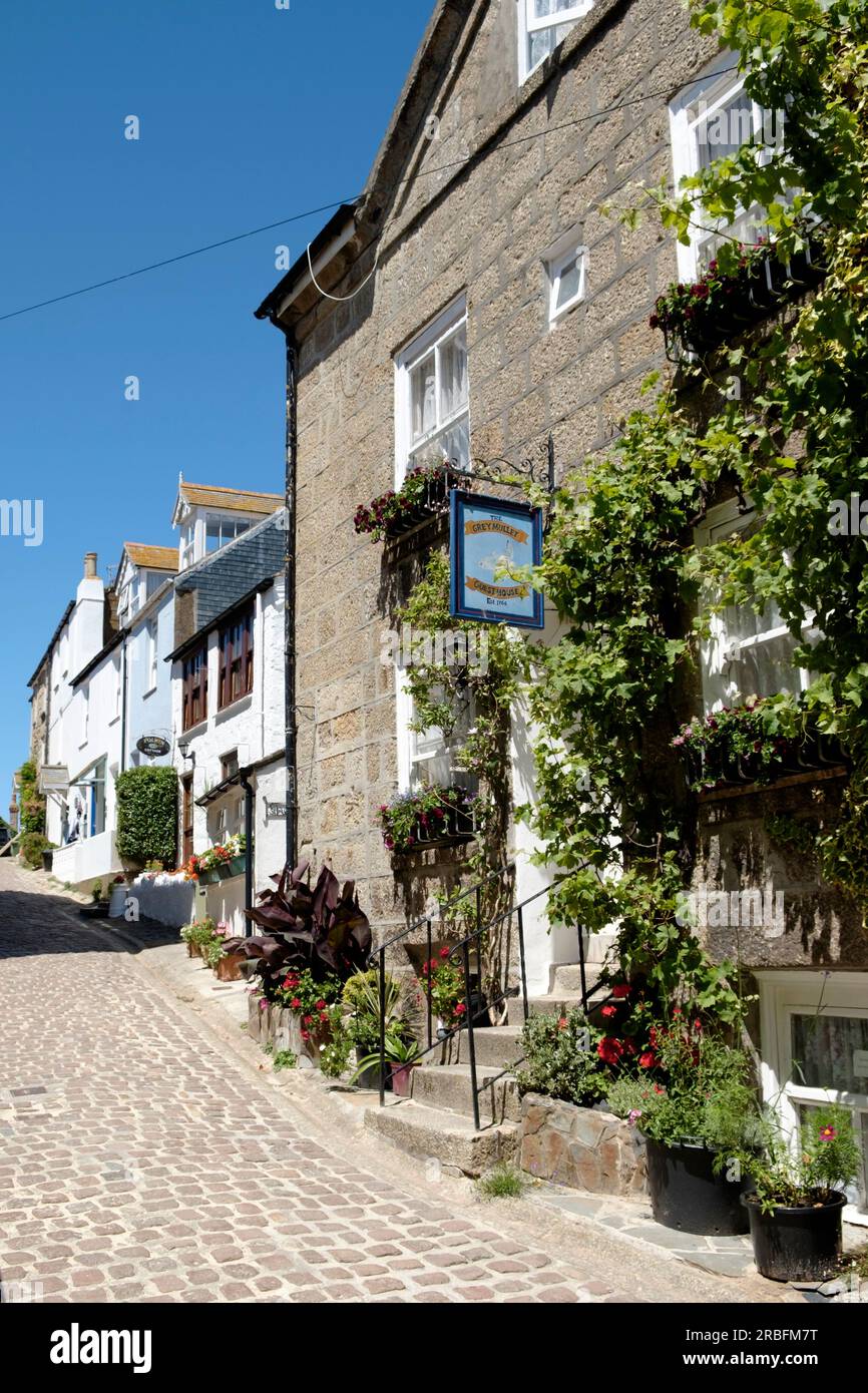 Rund um das beliebte St Ives in South West Cornwall, Großbritannien ...