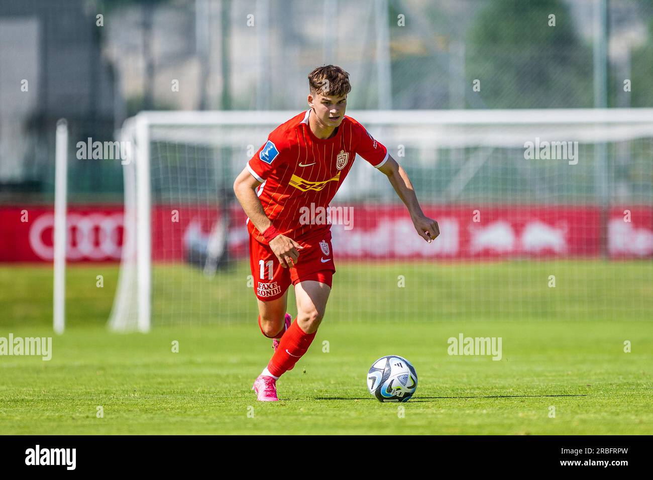 Salzburg, Österreich. 08., Juli 2023. Mads Hansen (11) des FC ...