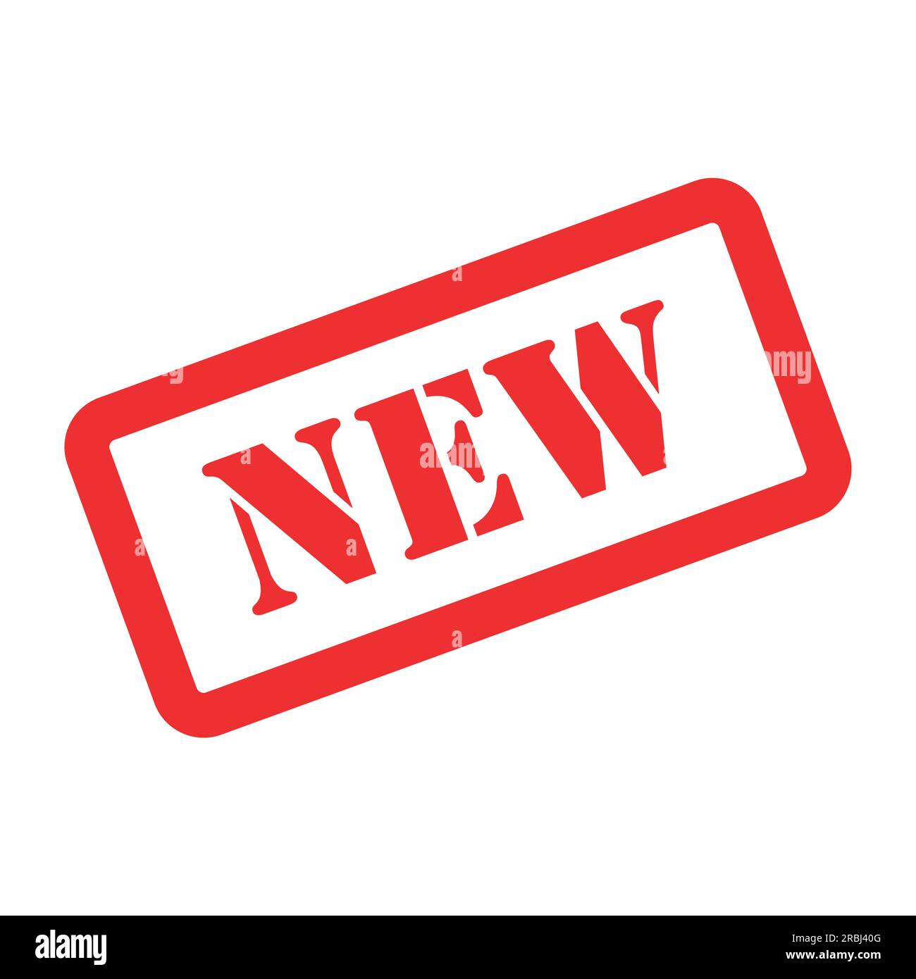 Neues Stempelsymbol, Aufkleber-Schild-Taste, Text-Banner-Vektor ...