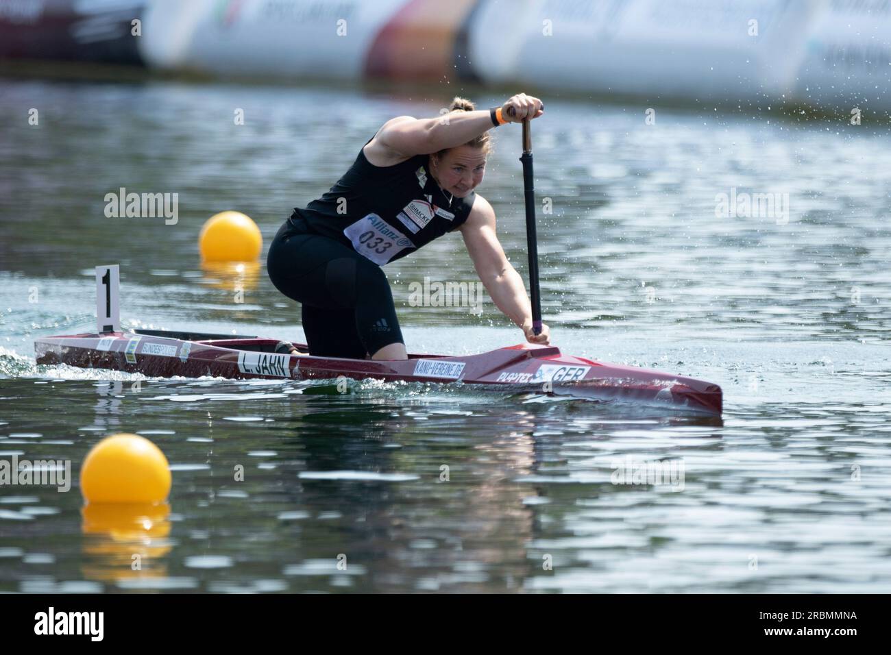Lisa JAHN (KC Berlin), Gewinnerin, Goldmedaille, Action, Frauenkanu C1 ...