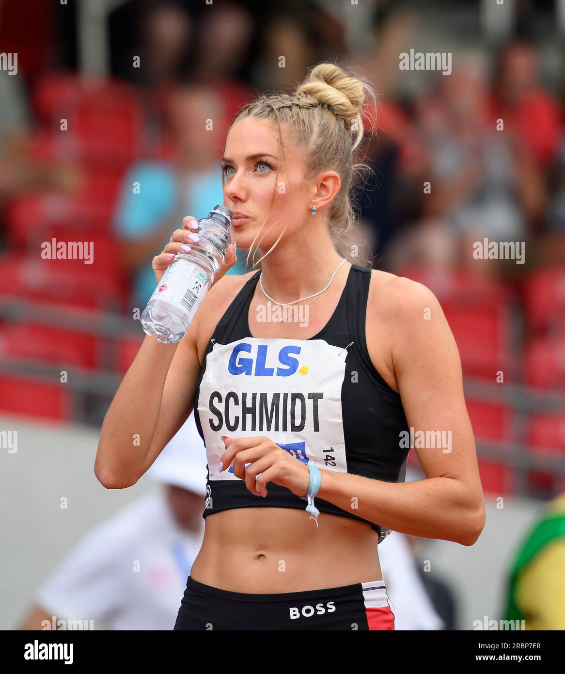 Alica SCHMIDT (SCC Berlin) 400m. Finale der Frauen, am 9. Juli 2023 ...