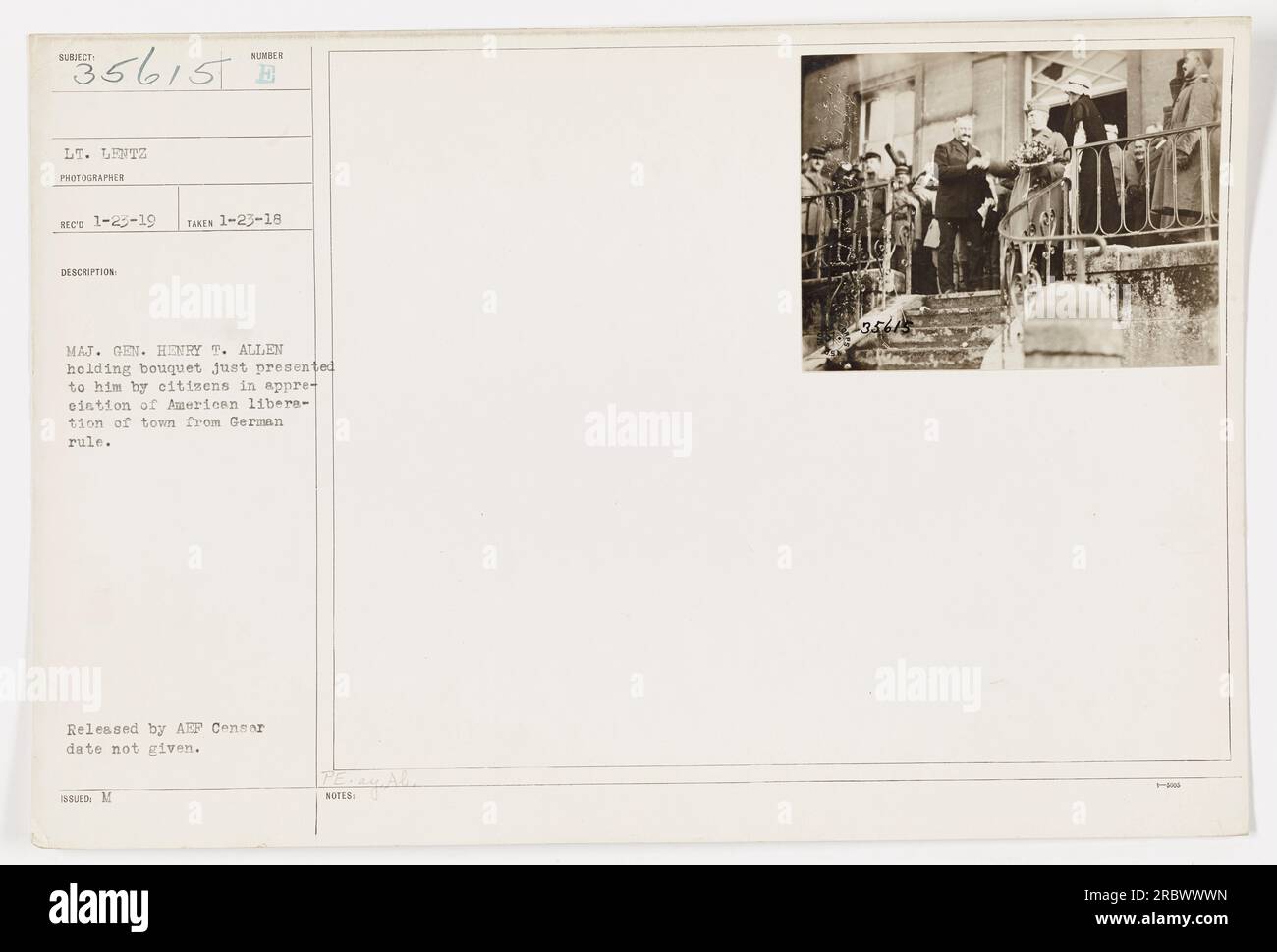 General henry t allen -Fotos und -Bildmaterial in hoher Auflösung – Alamy