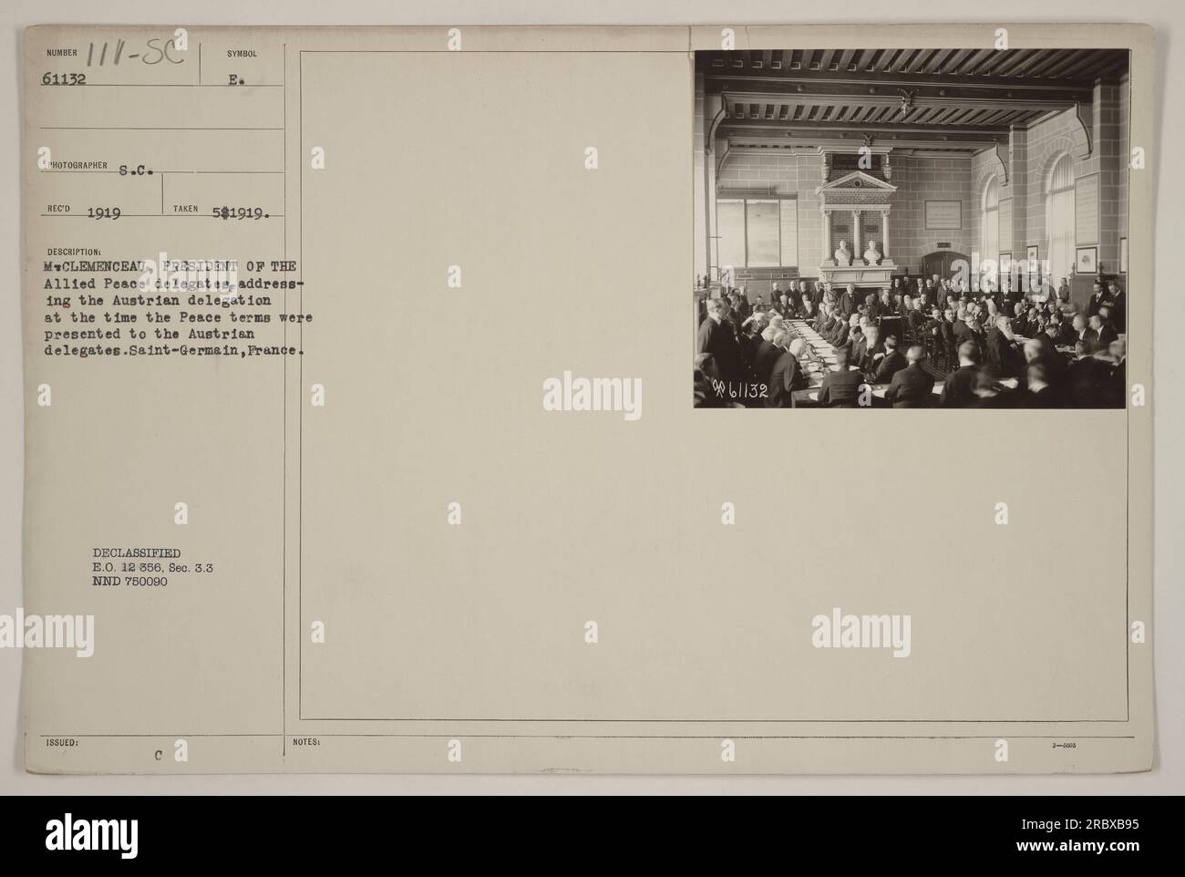 Friedensvertrag 1919 -Fotos und -Bildmaterial in hoher Auflösung – Alamy