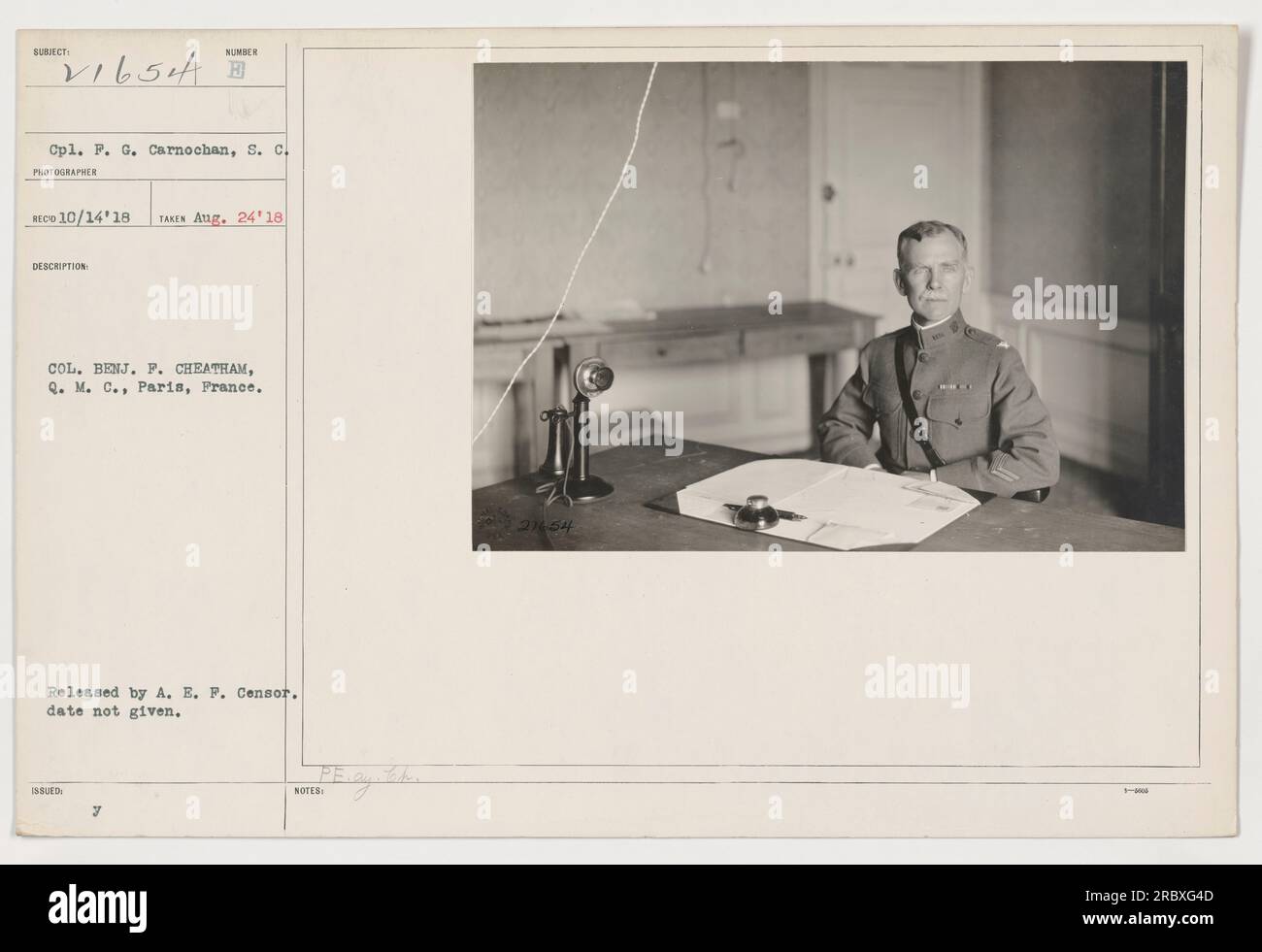 Korporal g carnochan -Fotos und -Bildmaterial in hoher Auflösung – Alamy