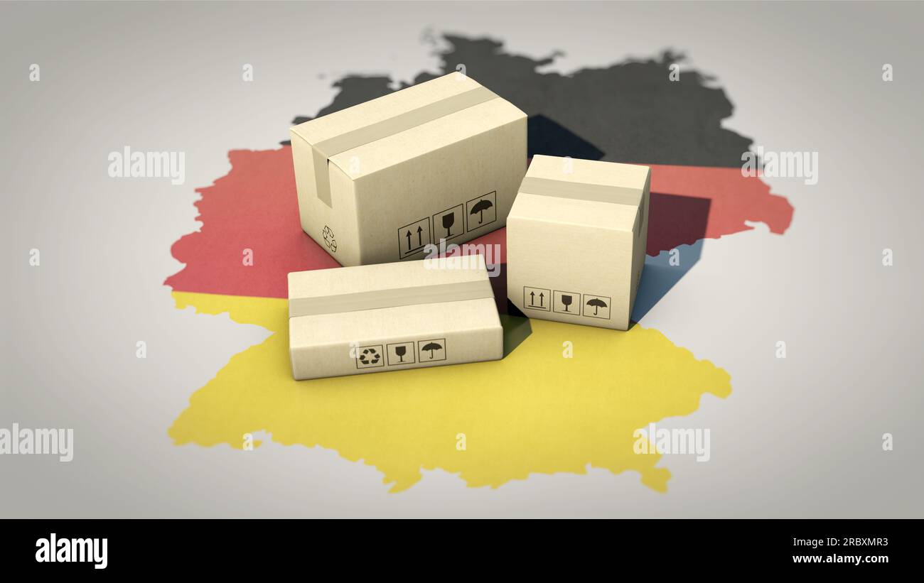 Paket deutschland -Fotos und -Bildmaterial in hoher Auflösung – Alamy