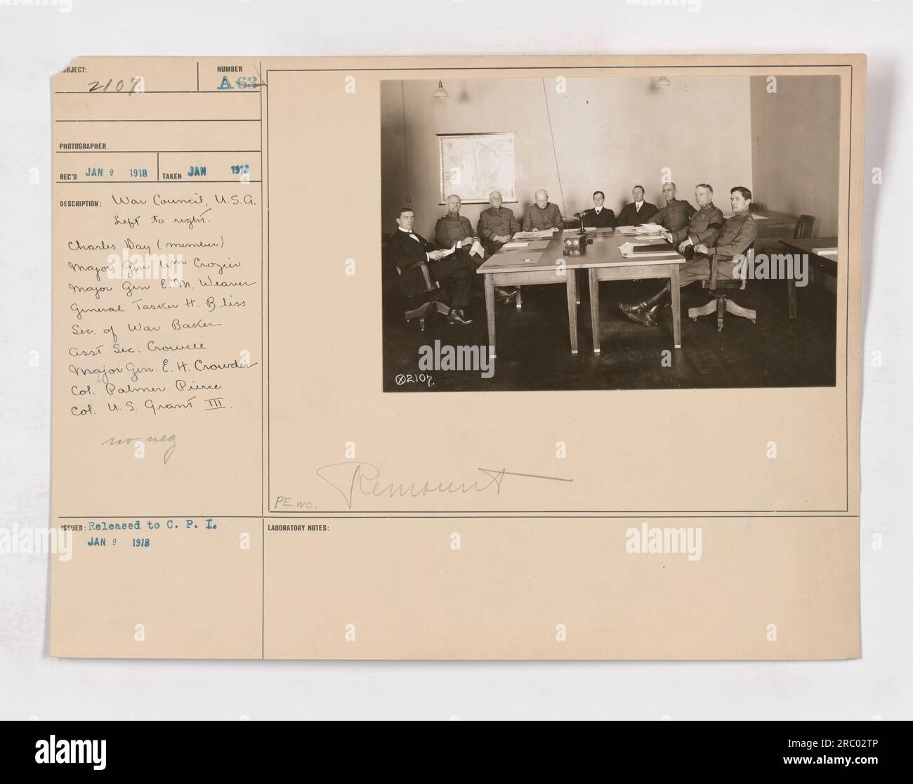 Generalmajor enoch crowder -Fotos und -Bildmaterial in hoher Auflösung ...