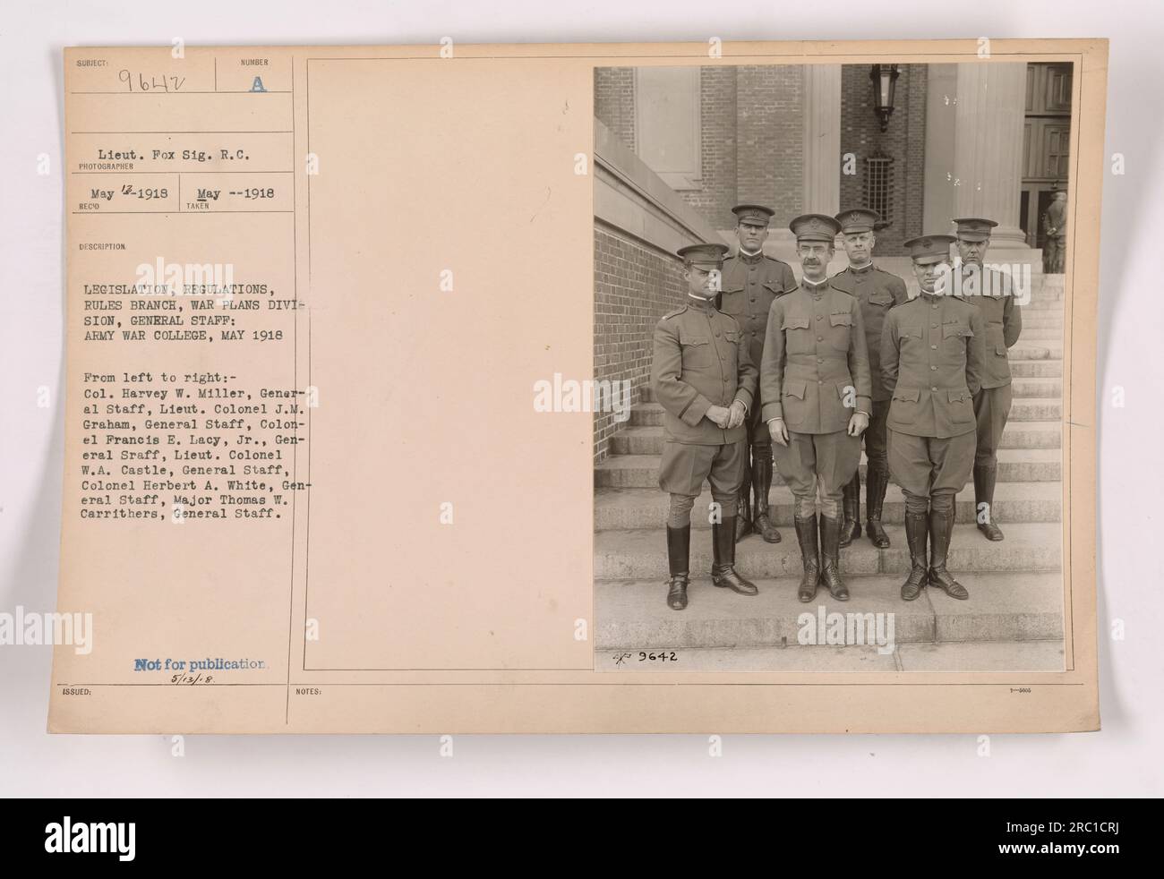 Colonel harvey w miller -Fotos und -Bildmaterial in hoher Auflösung – Alamy