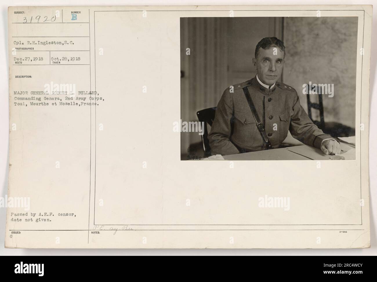 Generalmajor robert l bullard -Fotos und -Bildmaterial in hoher ...
