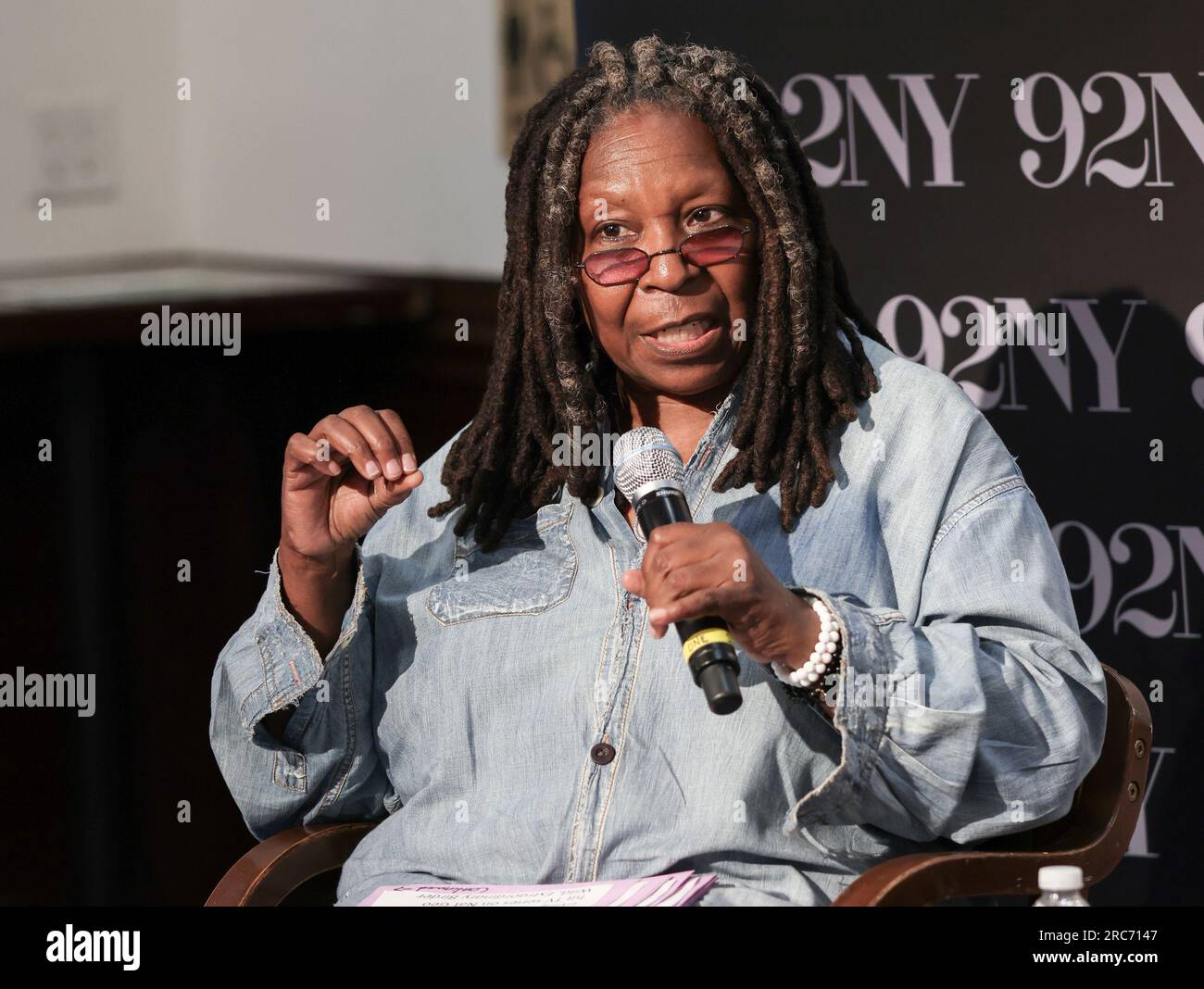Christian Cooper in conversation with Whoopi Goldberg discussing his ...