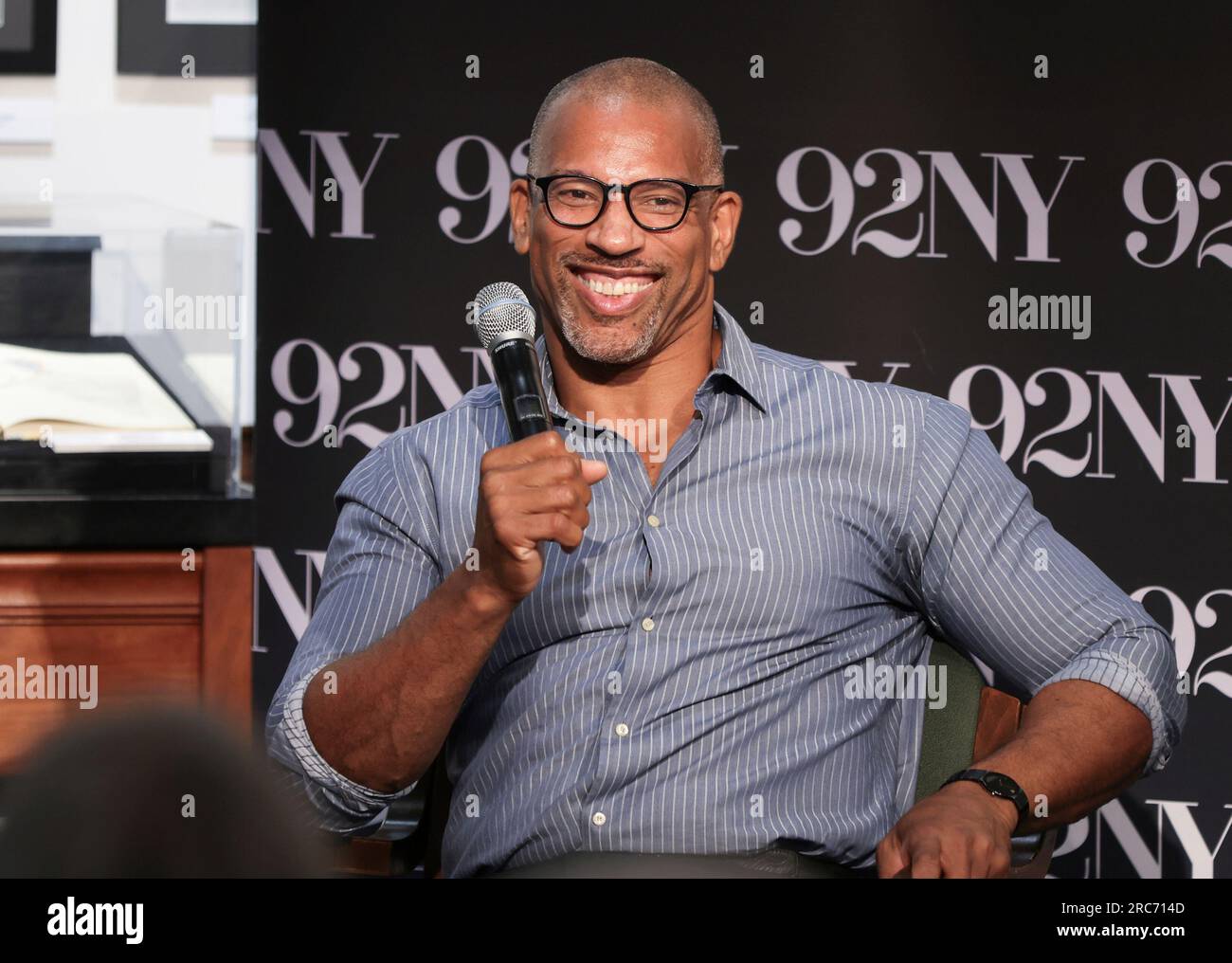 Christian Cooper in conversation with Whoopi Goldberg discussing his ...