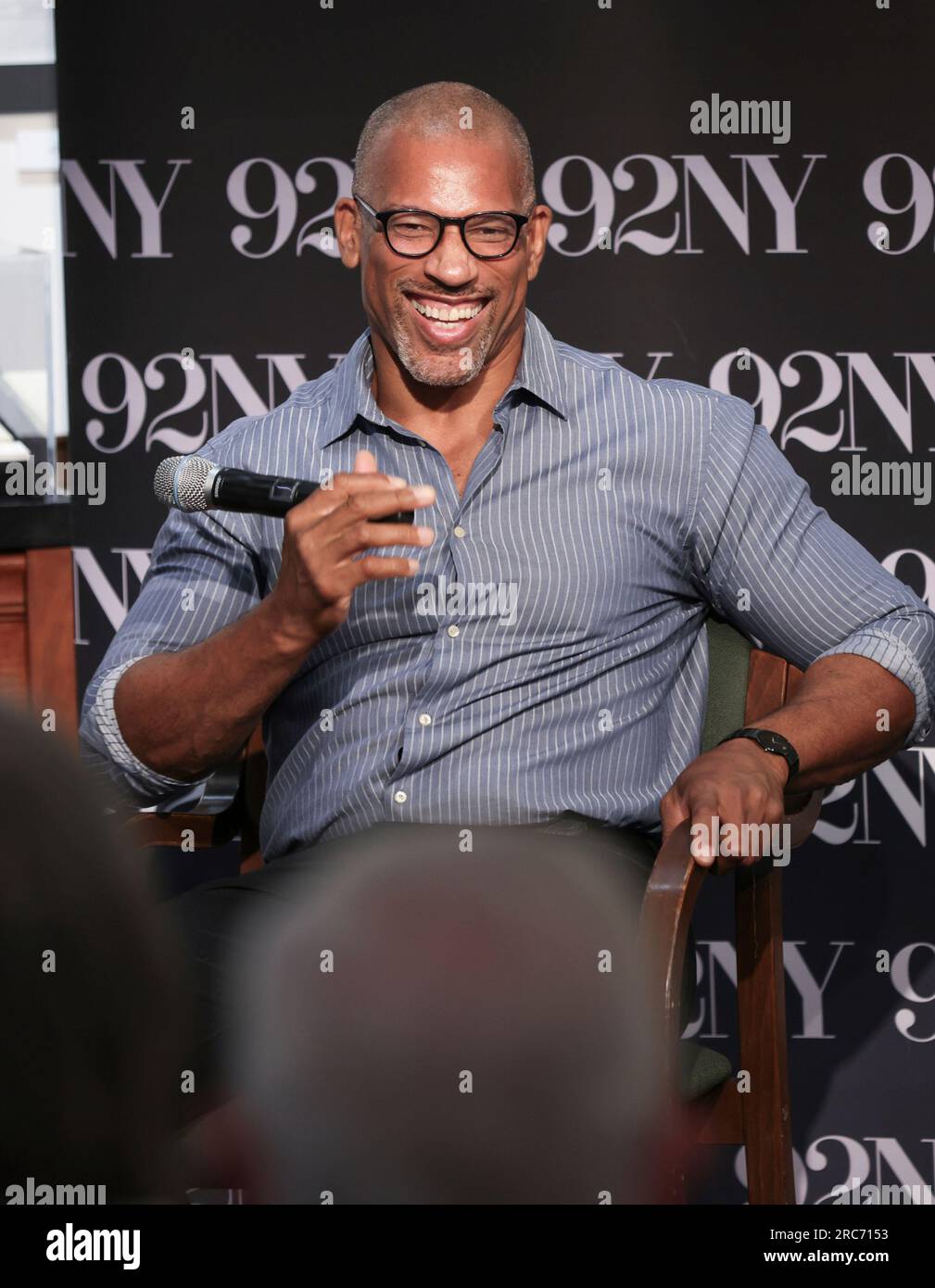 Christian Cooper in conversation with Whoopi Goldberg discussing his ...